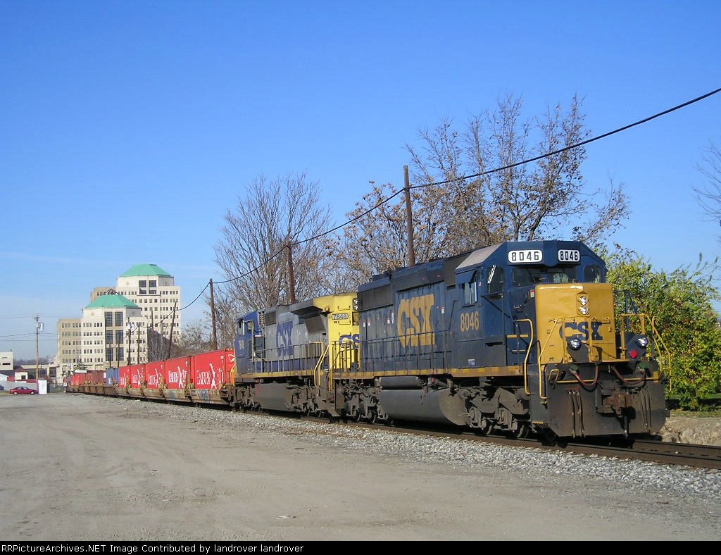 CSXT 8046 On CSX Q 231-21 Eastbound